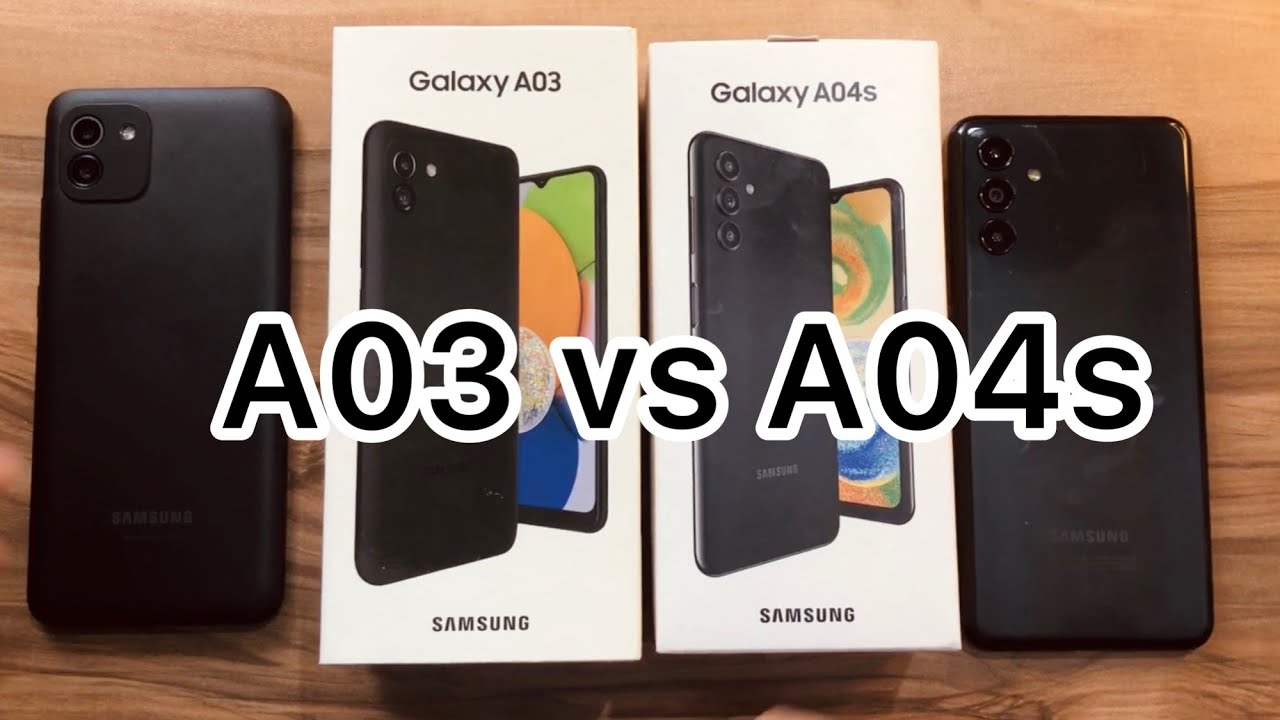 Samsung Galaxy A04s vs Samsung Galaxy A03 - YouTube