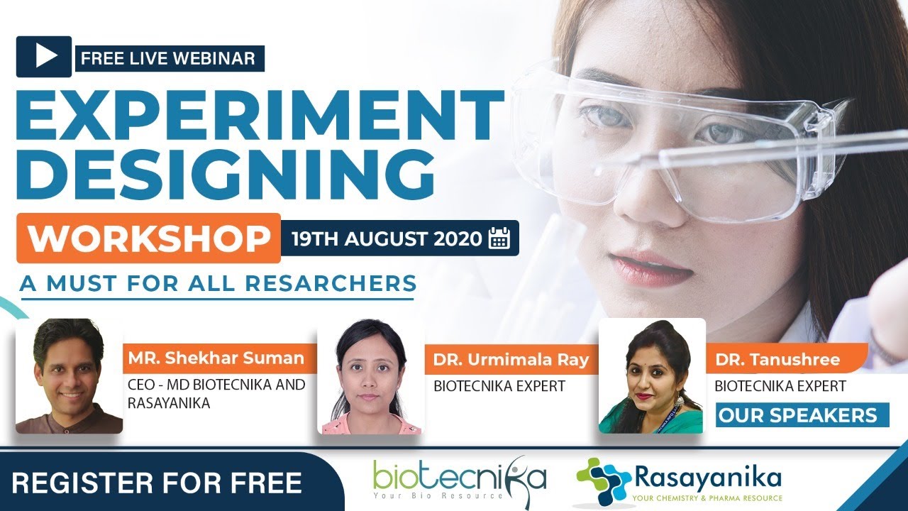 Experiment Designing Workshop - Learn How to Design your Experiments ...