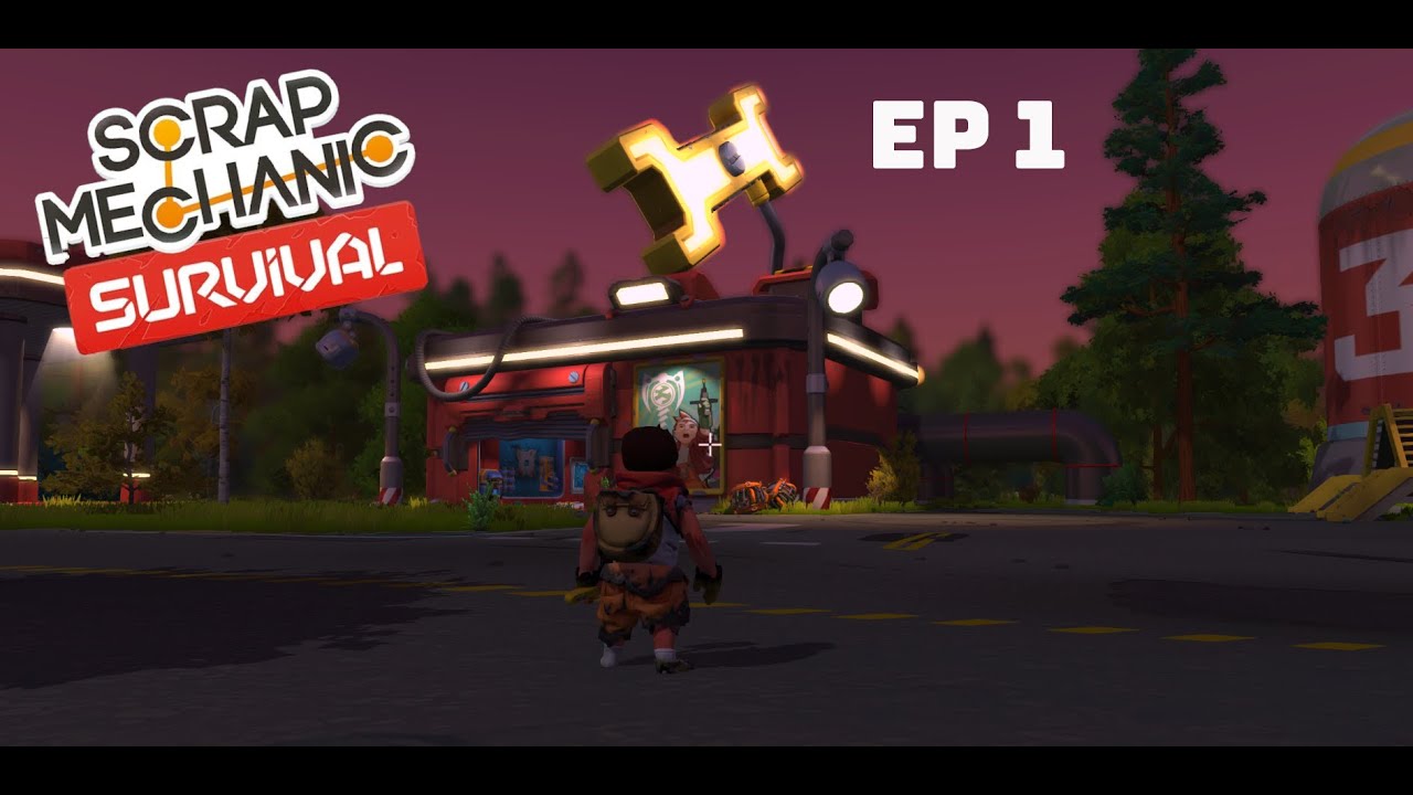 The Beginning... | EP1 | Scrap Mechanic Survival Gameplay - YouTube