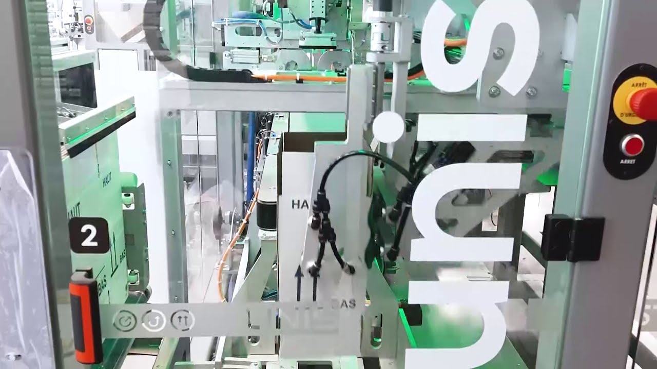 Mechanical case erector - YouTube