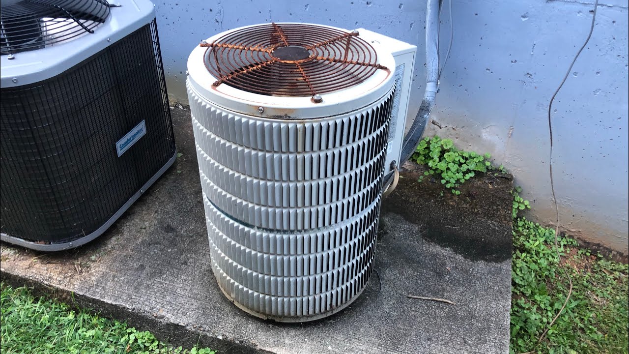 1987 Carrier “Round One” 38EN Central Air Conditioner - Startup & Run ...