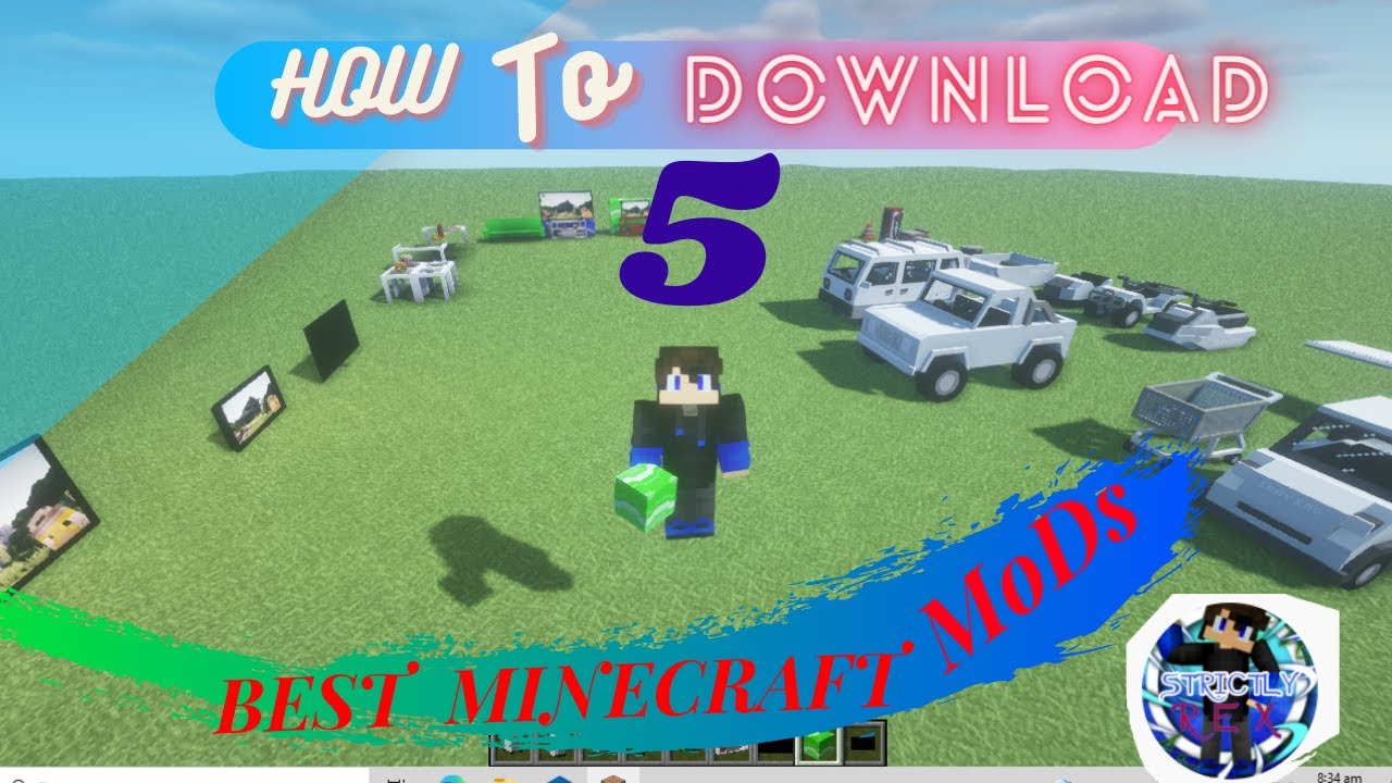 5 BEST Minecraft Mods DOWNLOAD - YouTube