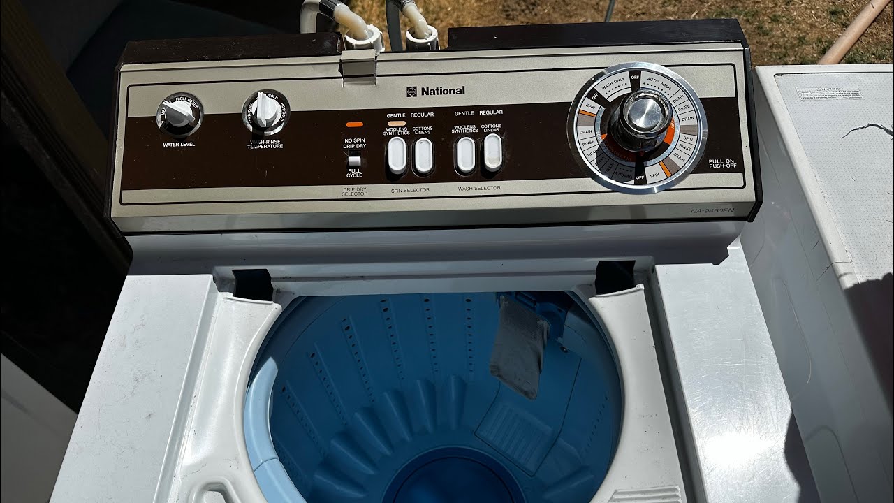 National NA9450PN Washing Machine - YouTube
