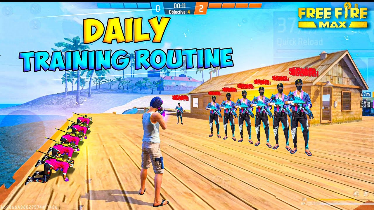 Pro Player's Daily Practice Routine 🔥 Free Fire Max - YouTube