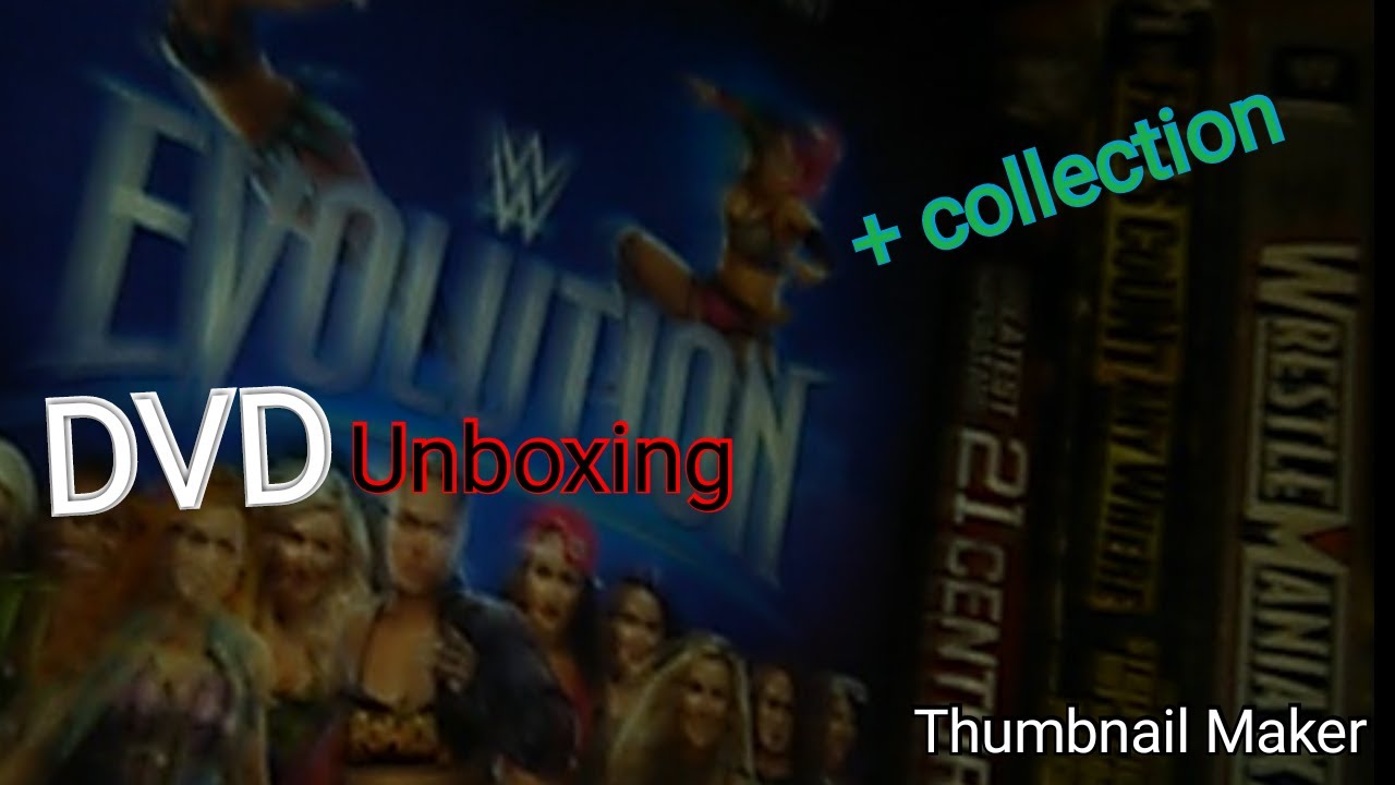 WWE Evolution (2018) DVD Unboxing +Collection - YouTube
