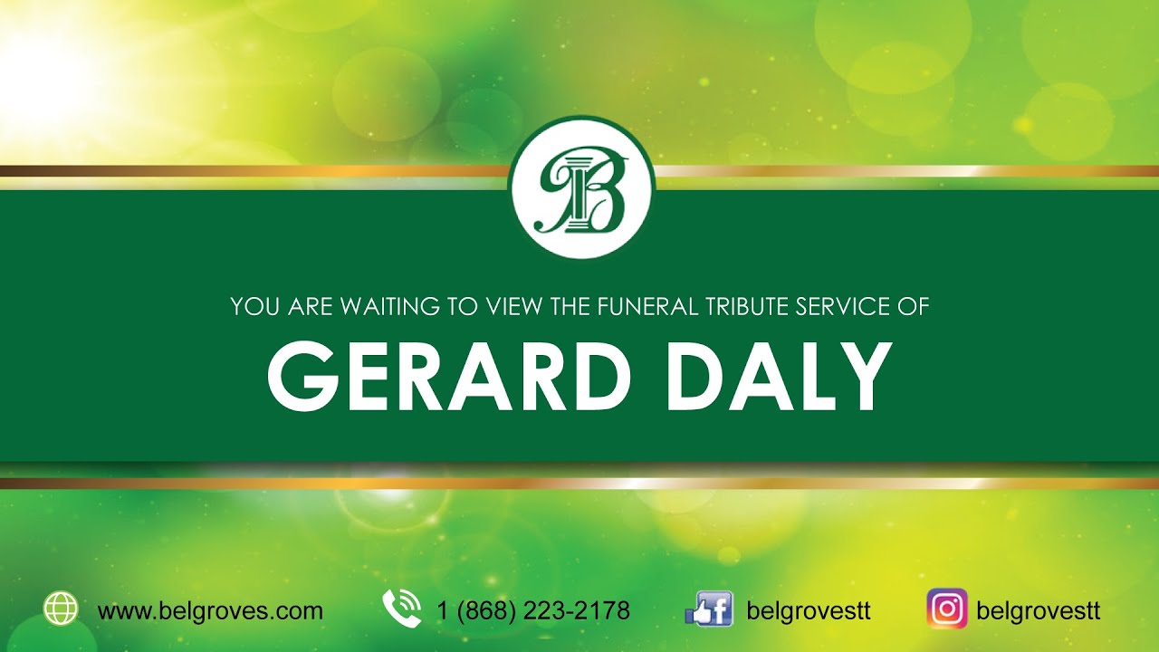 Gerard Daly Tribute Service - YouTube