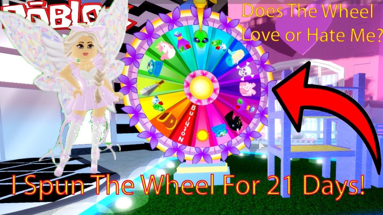 I Spun The Wheel For 21 Days In A Row In Royale High (Roblox) - Does ...