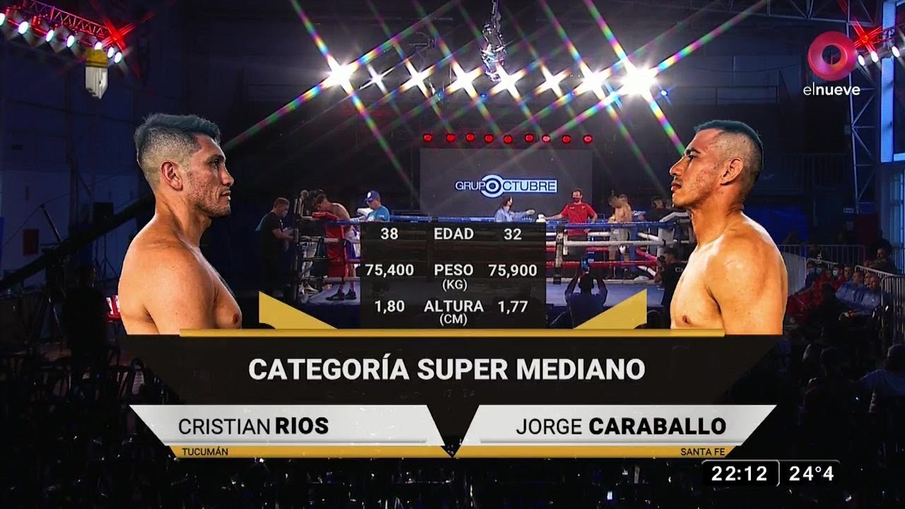 Cristian Rios Vs. Jorge Caraballo - YouTube