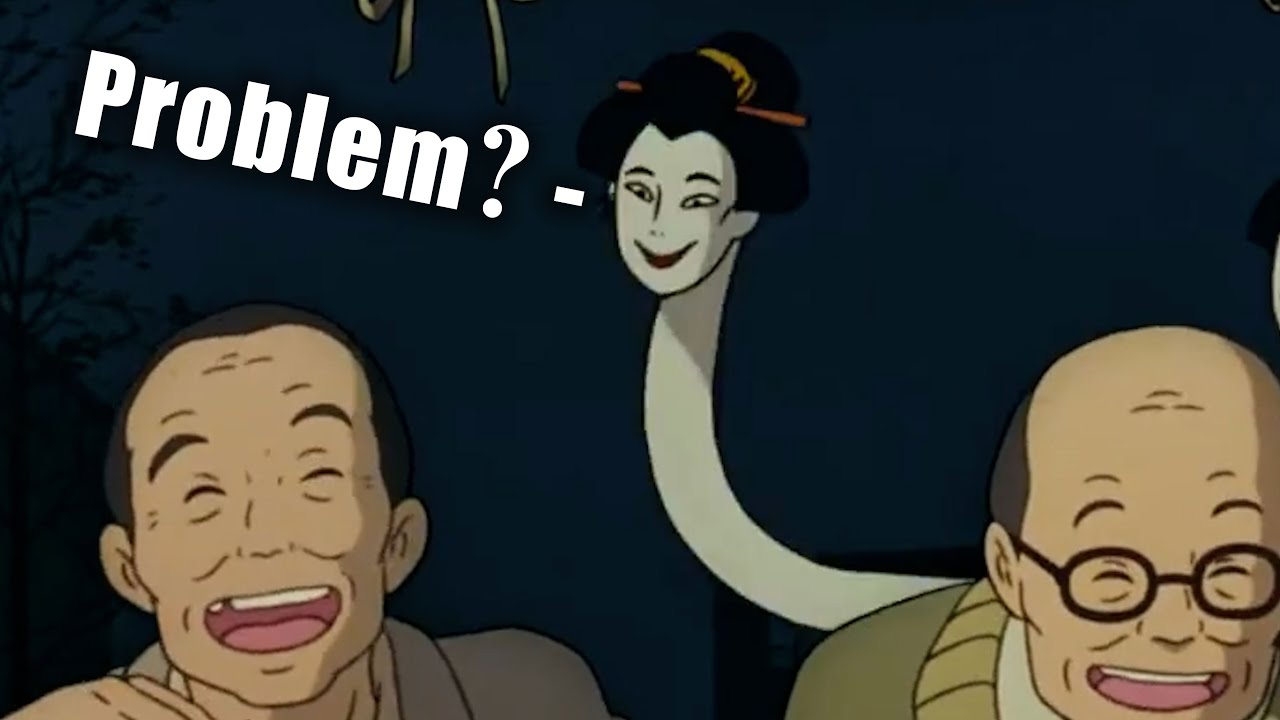 Rokurokubi, Long Long M̶a̶n̶ Neck Woman | Japanese Yokai Folklore - YouTube