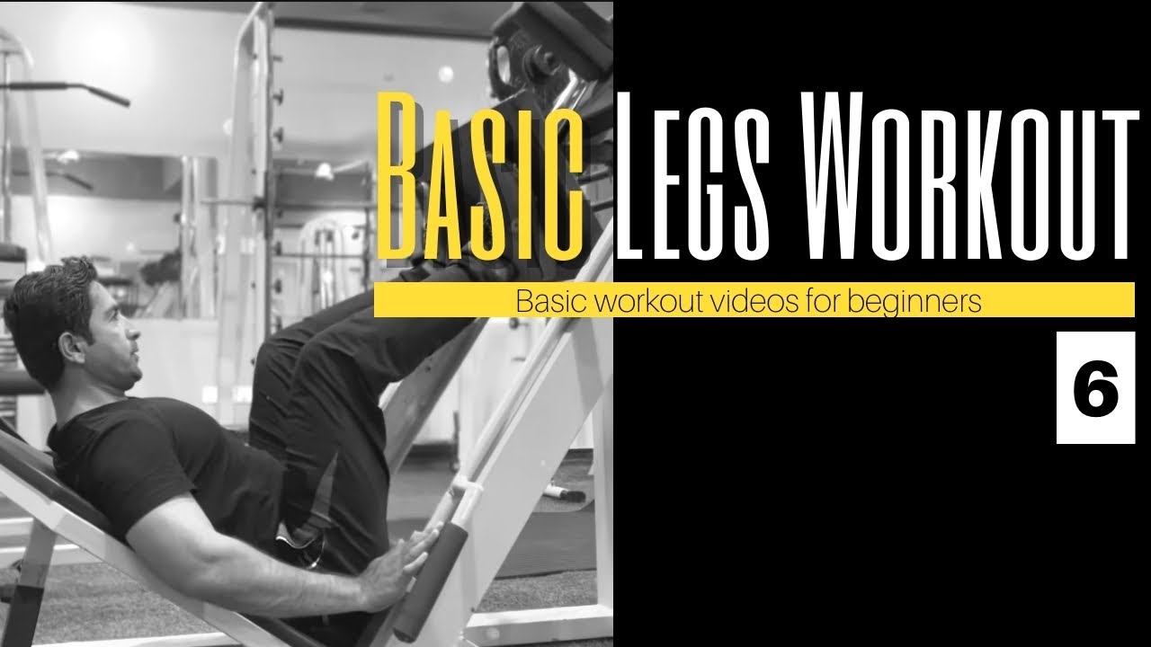 basic legs( thighs) workout for beginners - YouTube