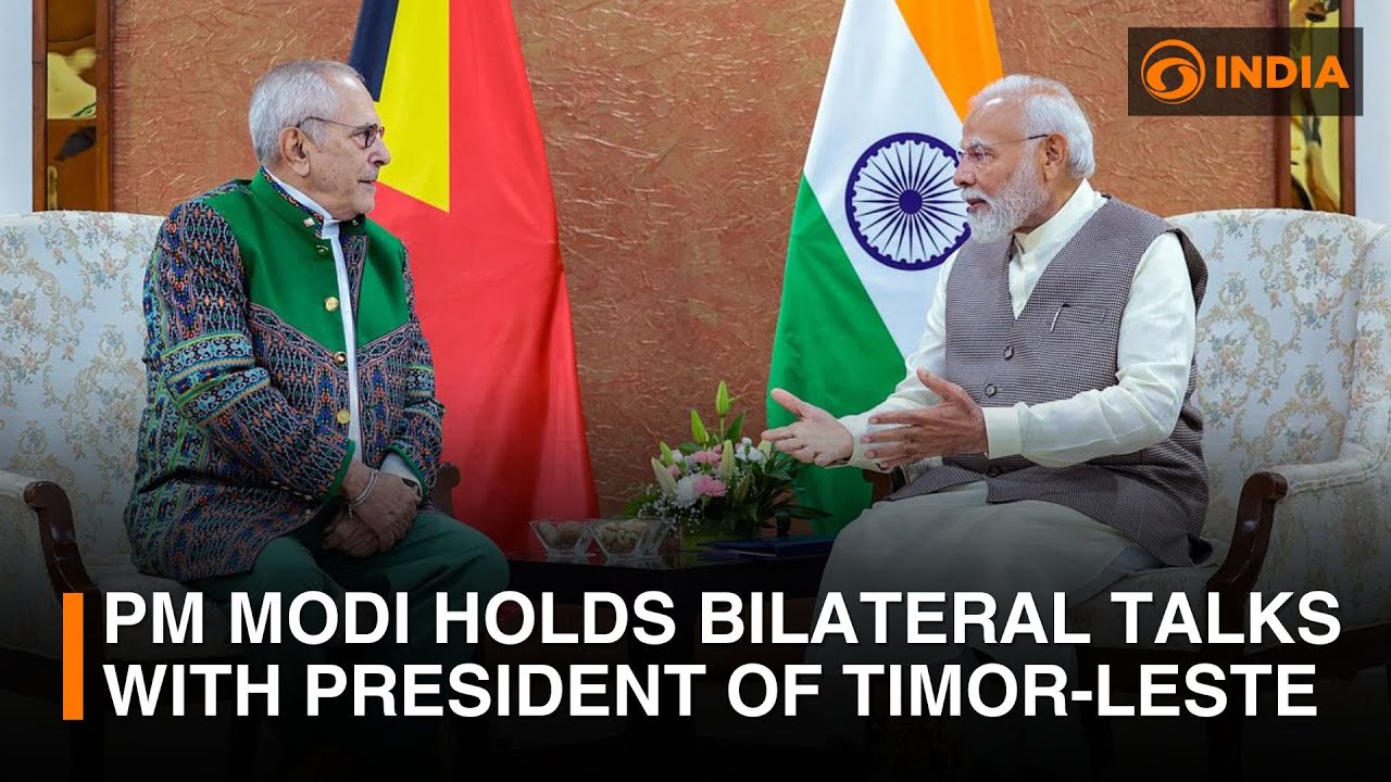 PM Modi holds bilateral talks with President of Timor-Leste | DD India ...