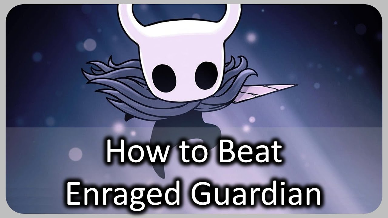 How To Beat Enraged Guardian in Hollow Knight | Mini Boss Fight - YouTube