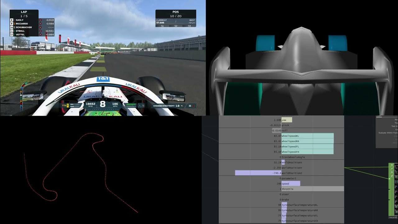 F1 2021 telemetry data visualization in TouchDesigner - YouTube