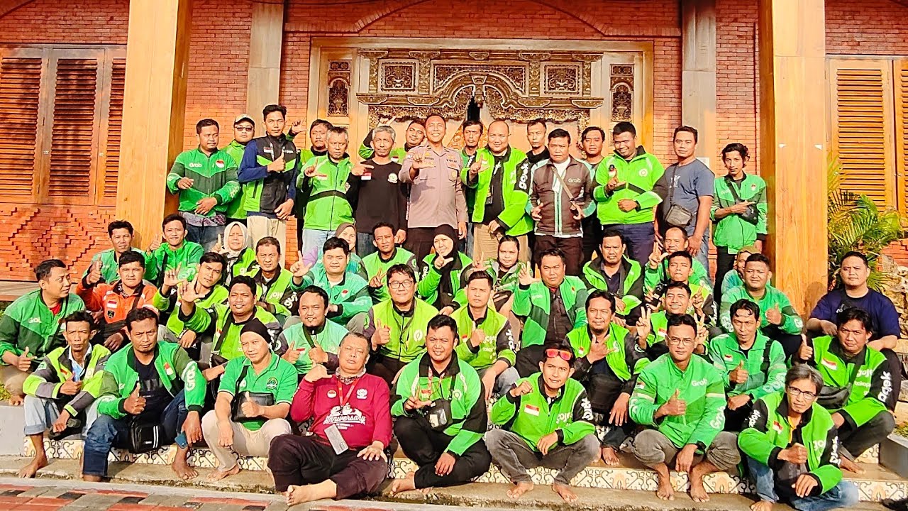 PAK PURNOMO KAGET ADA RATUSAN SEDULURAN OJEK ONLINE LAMONGAN ...