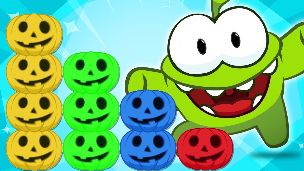 Learn Colors for with Scary Pumpkins by Om Nom! Baby Om Nom LOVES to ...
