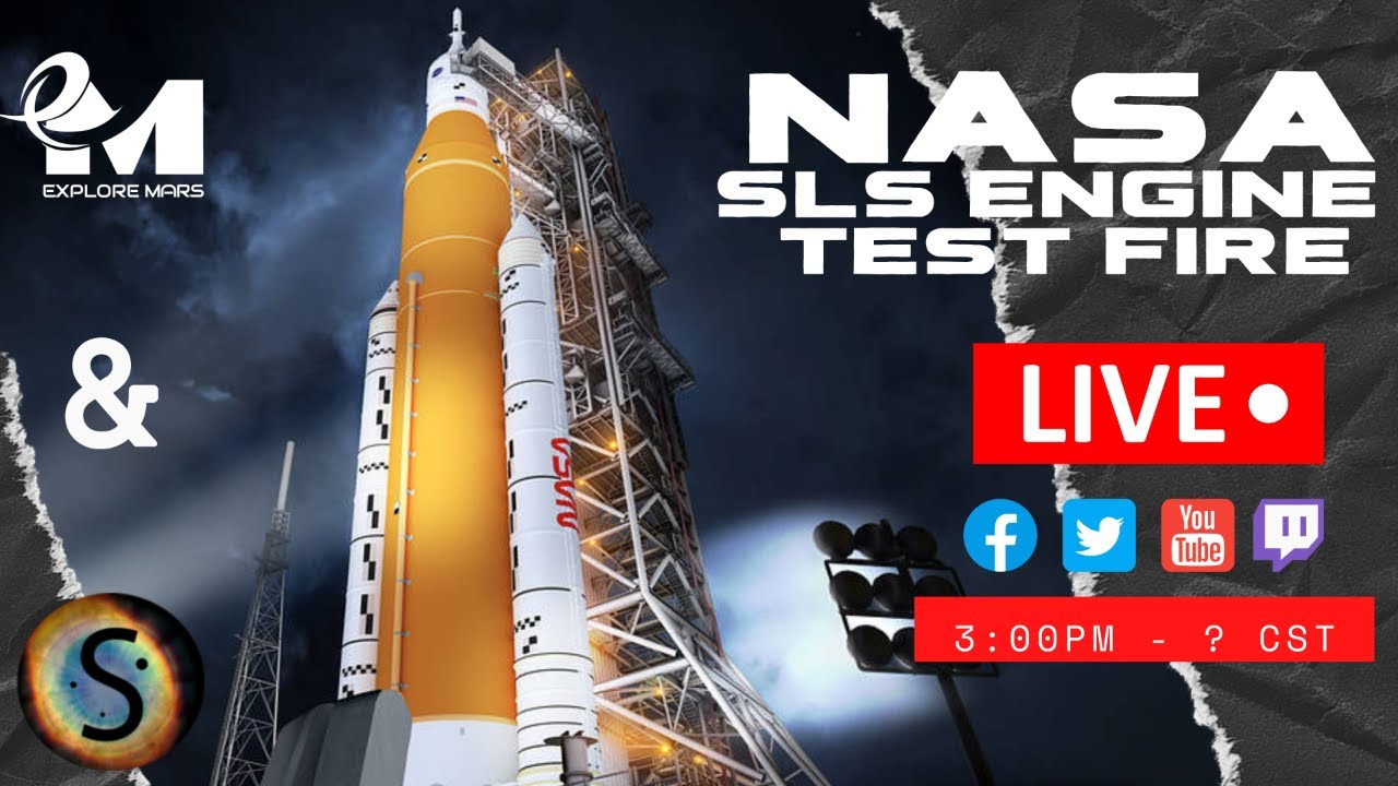 🔴Live: NASA SLS Engine Test Fire - YouTube