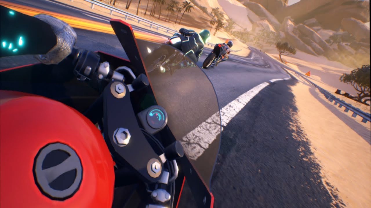 Moto Racer 4 in VR race5 Oculus Rift - YouTube