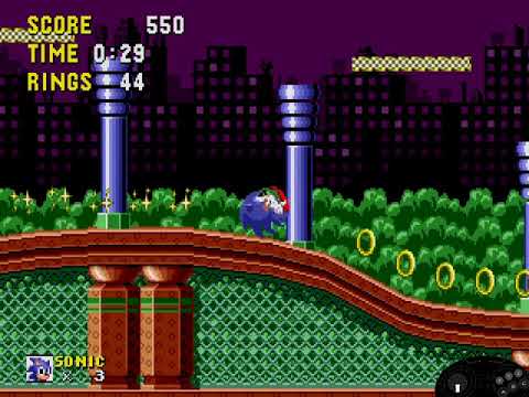Sonic the Hedgehog - Spring Yard Zone Act 2 speedrun in 0:29 - YouTube