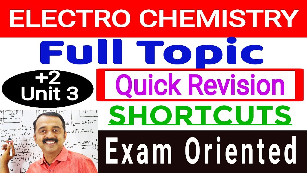 #3 | Electro chemistry | Plus Two Chemistry | Full Topic | Quick ...