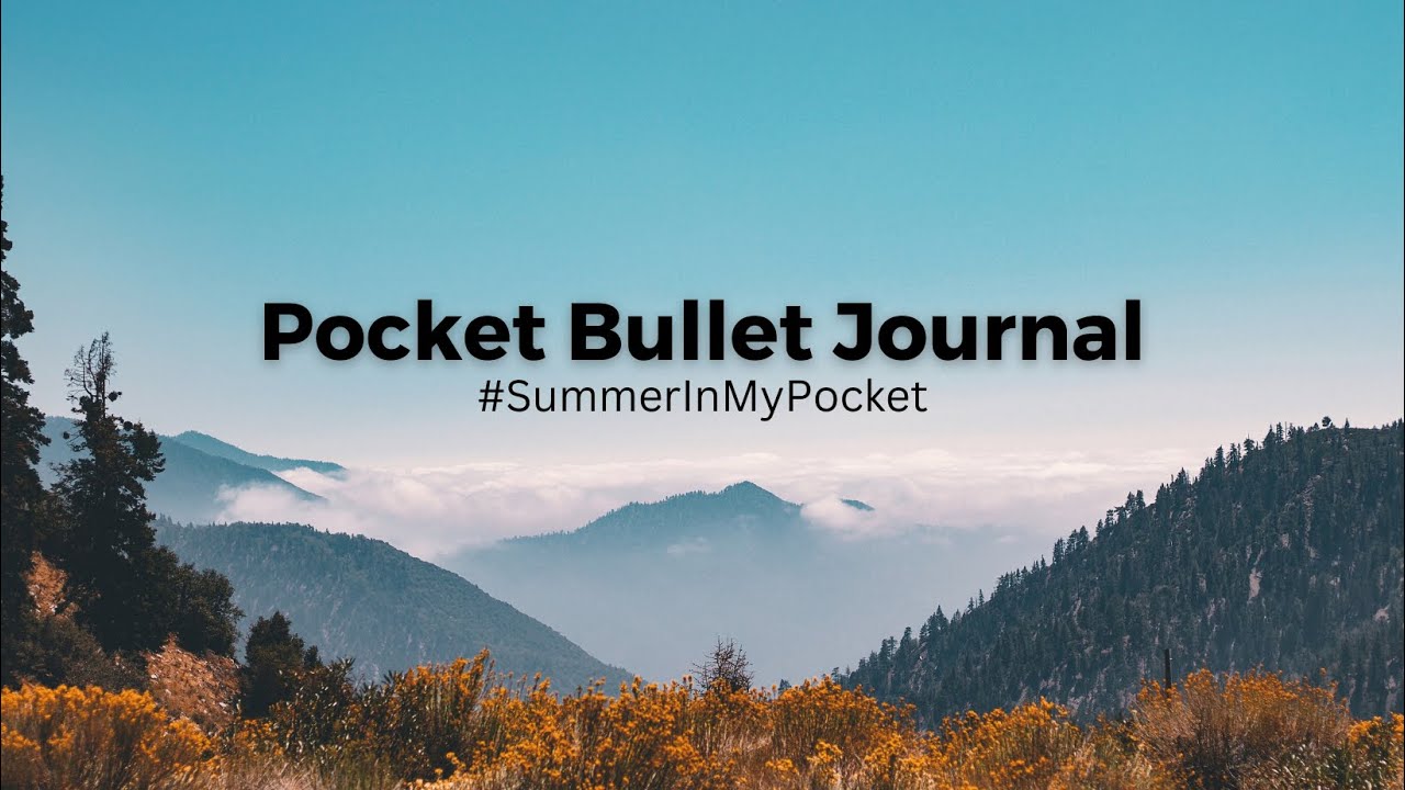 Summer in my pocket: Pocket Bullet Journal - YouTube