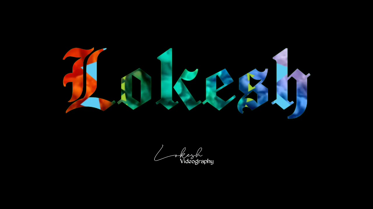 Logotipo Del Nombre Lokesh Lokesh Logo | Name Logo Generator Candy,