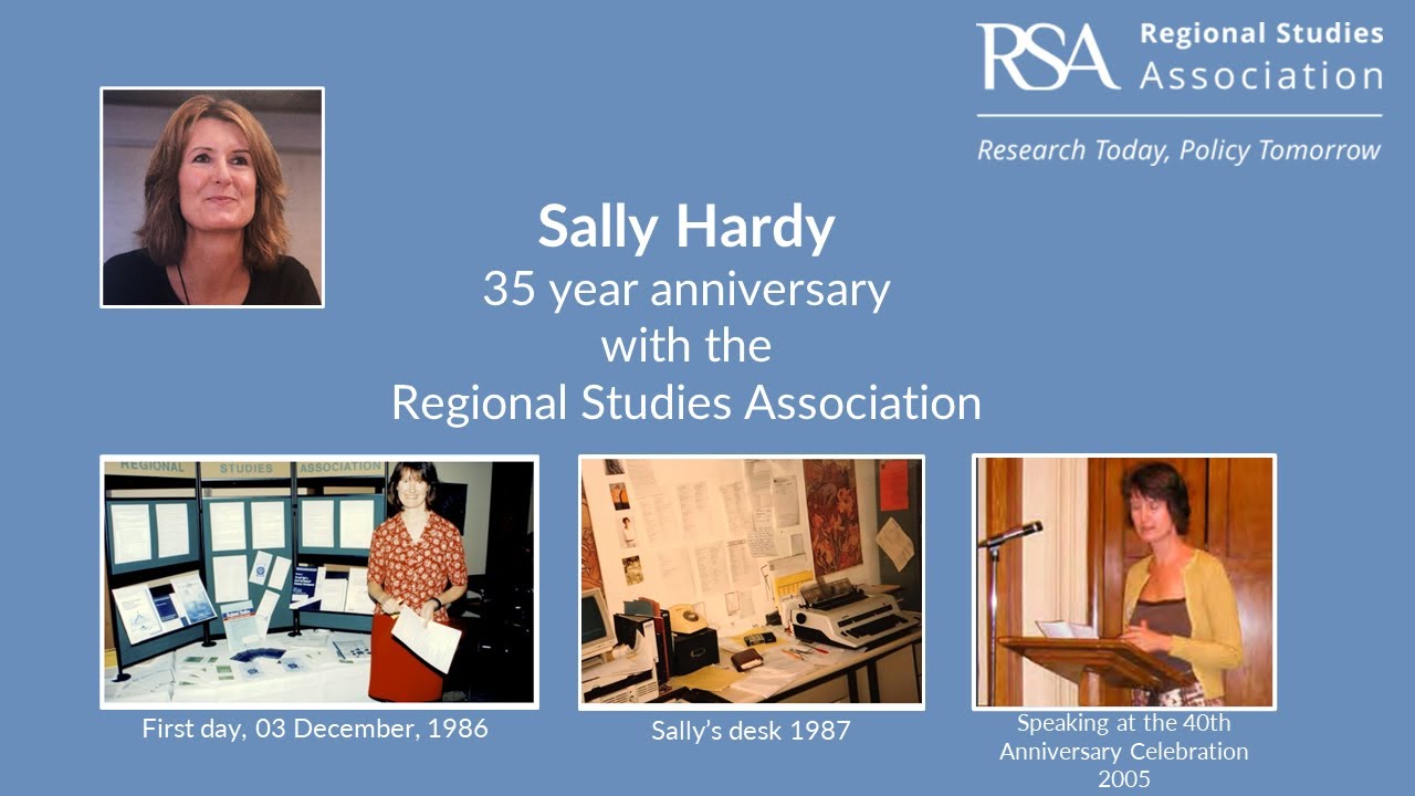 Sally Hardy, 35 years with the RSA - YouTube