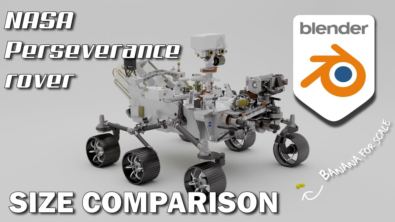 NASA Perseverance Rover Size Comparison | Animation - YouTube