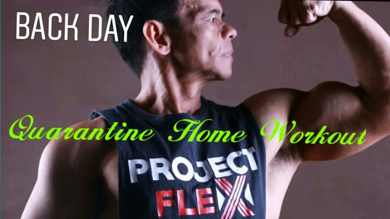 QUARANTINE Home Workout: BACK Day - YouTube