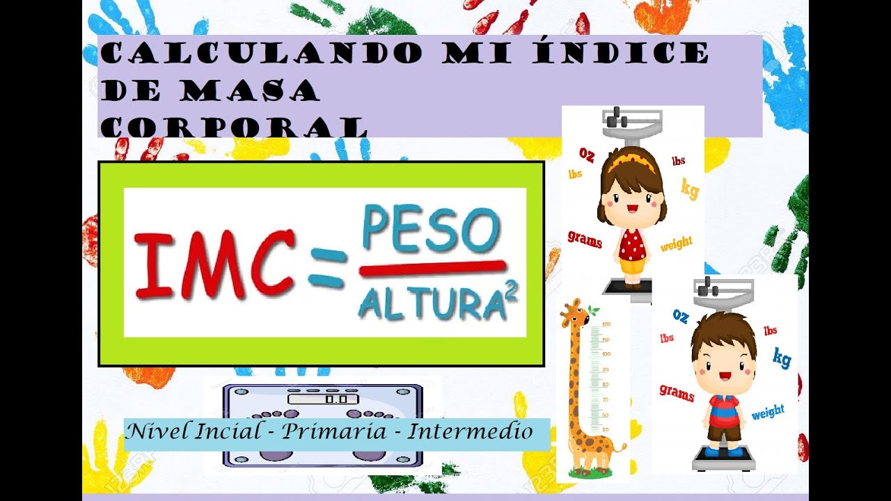¡CALCULANDO ÍNDICE DE MASA CORPORAL! - Nivel Inicial, Primaria e ...