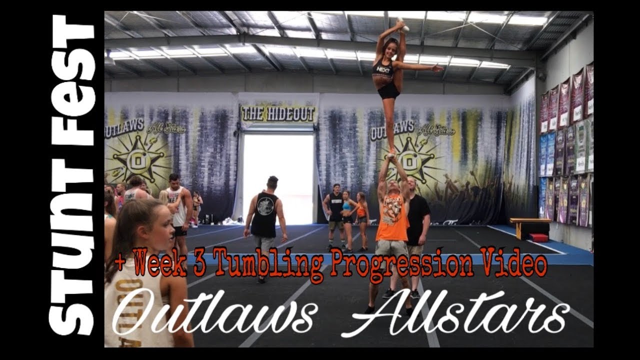 STUNT FEST 2017 Australia - Outlaws Allstars + WEEK 3 Tumbling ...