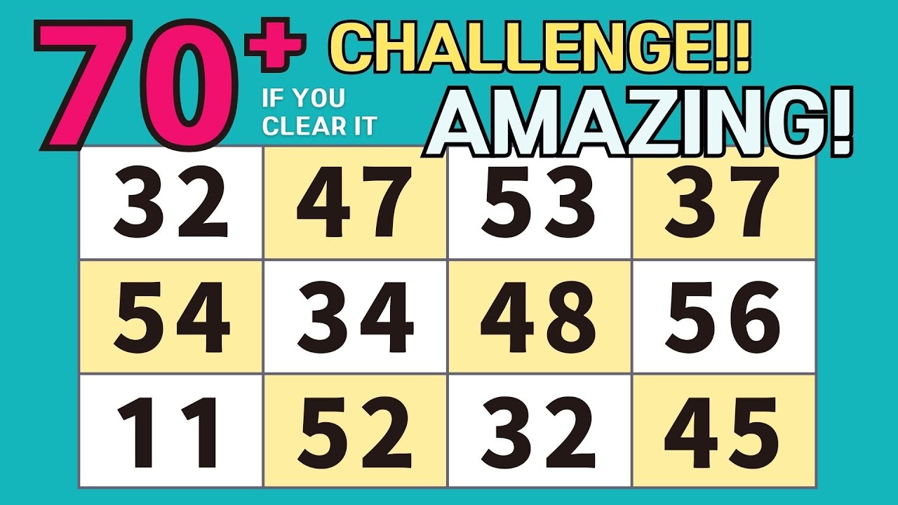 Find the odd Fun number puzzles for seniors! - Brain exercises Quiz ...