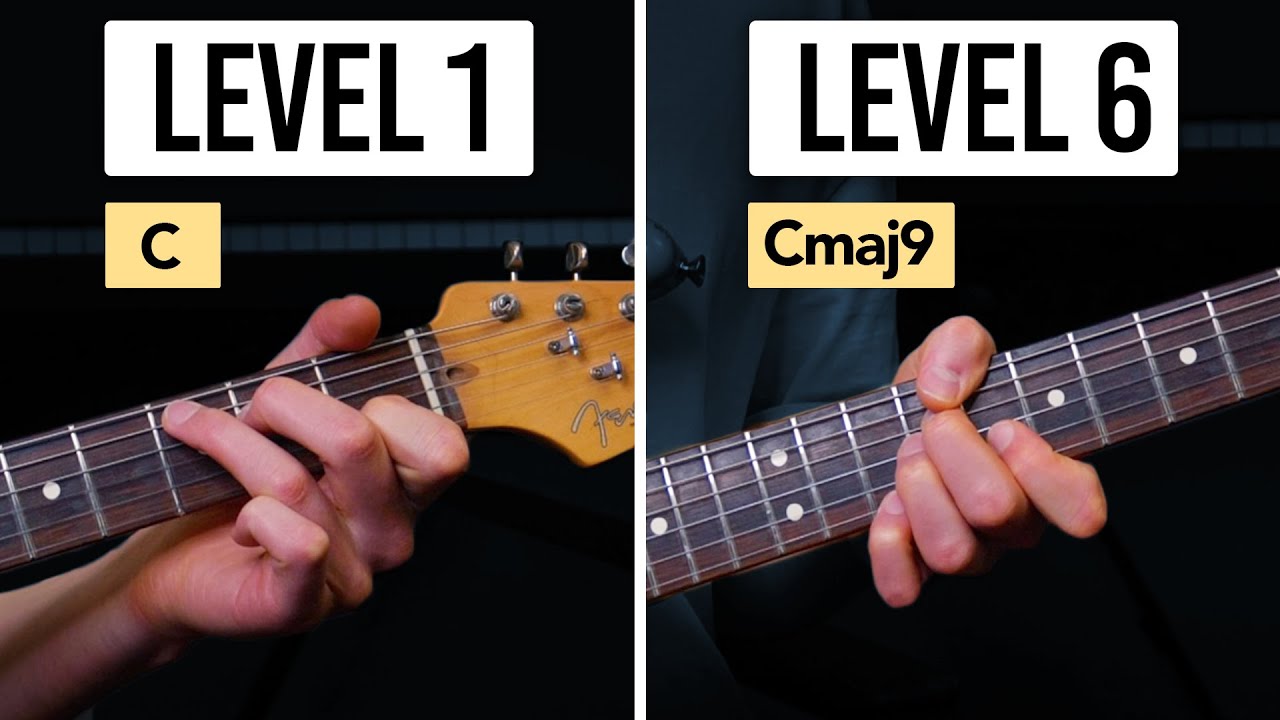 6 Levels of Chords on Guitar - YouTube