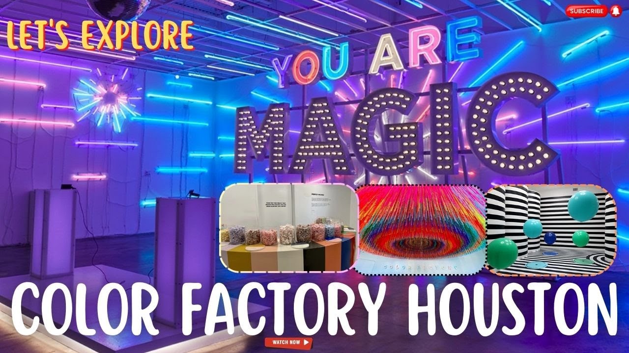 Let's explore Color Factory Houston, Houston TX - YouTube