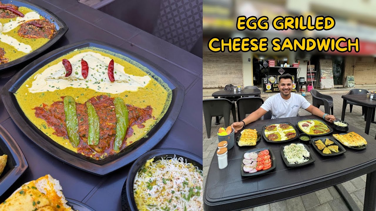 Egg Grilled Sandwich | Surti Egg Recipe | Surat Street Food - YouTube
