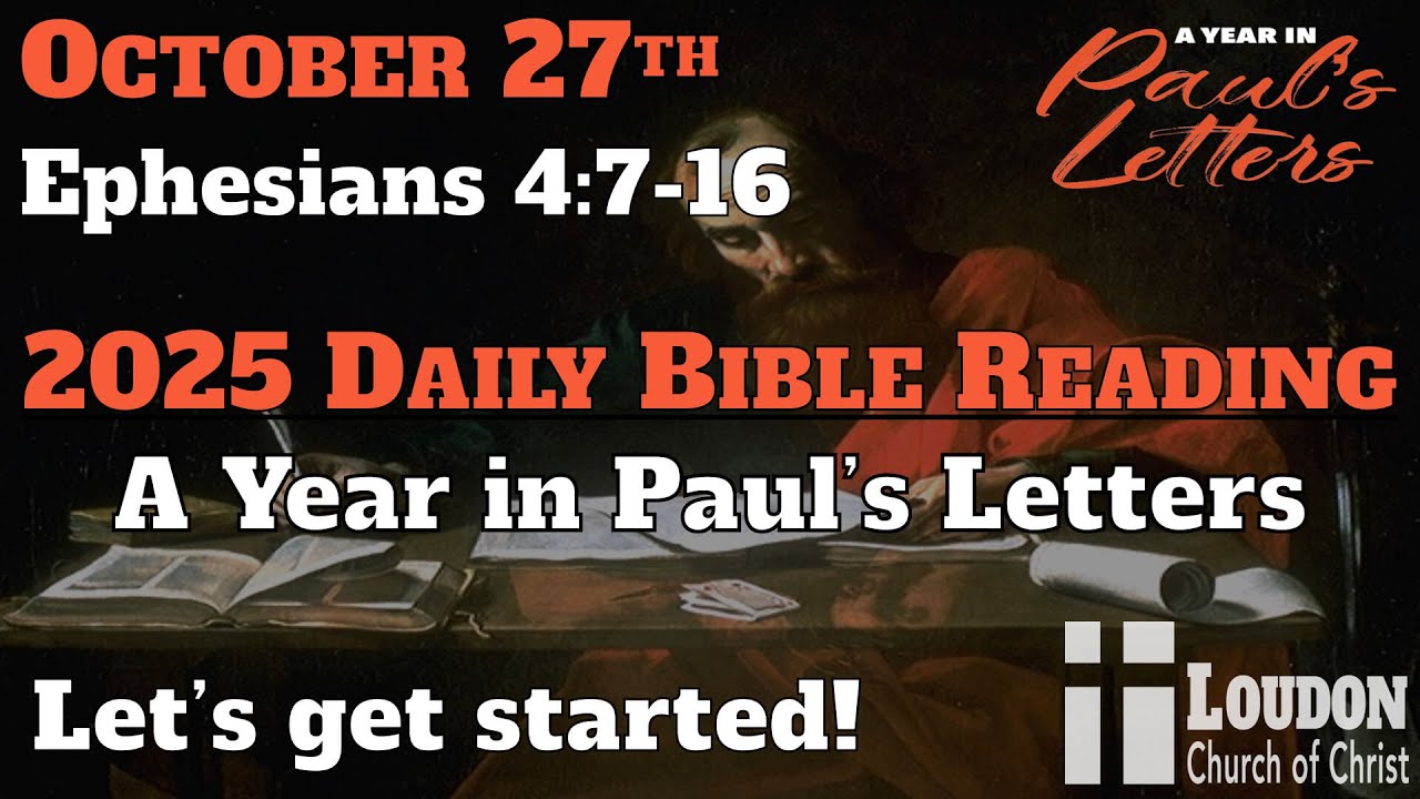 2025 Daily Bible Reading - October 27 - YouTube