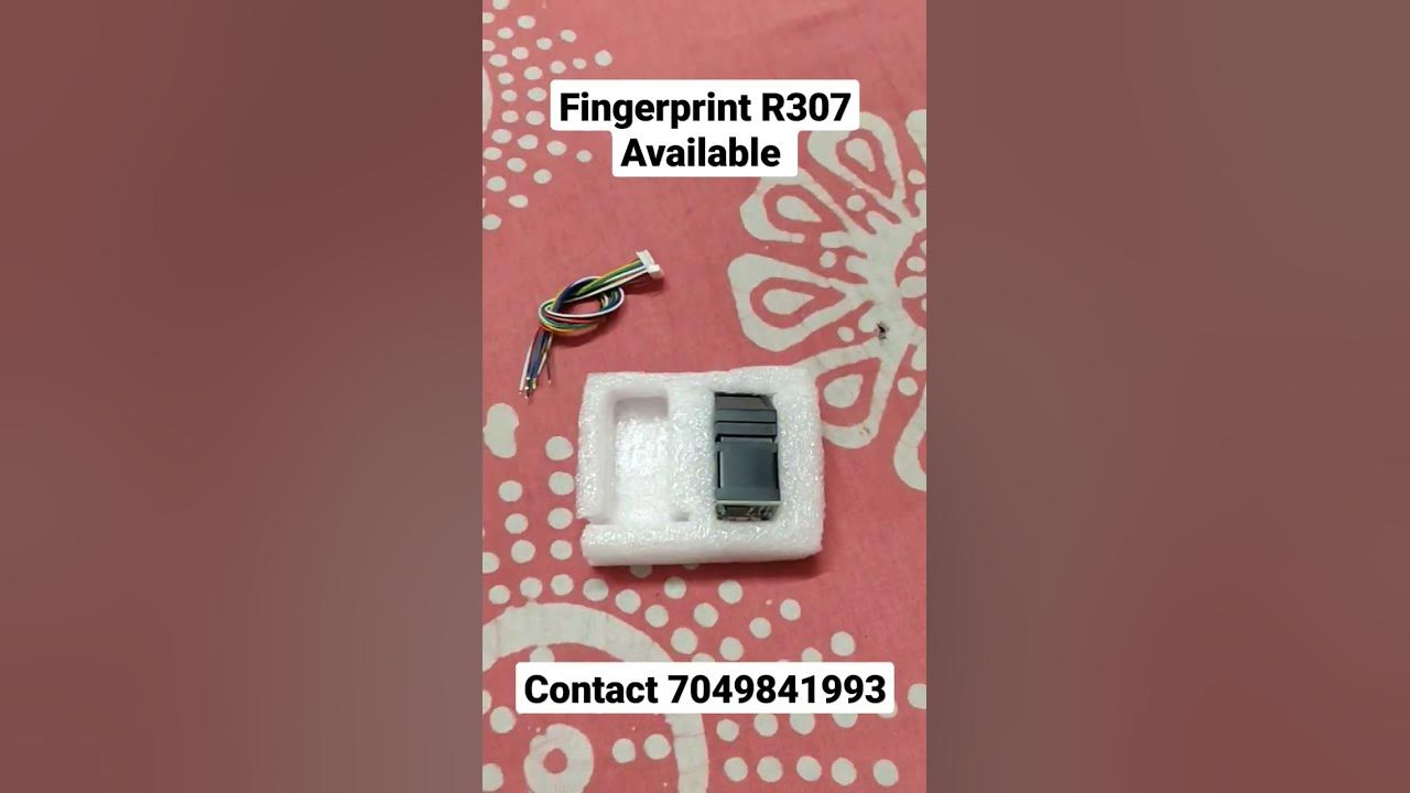 Fingerprint R307 Module Tutorial Fingerprint Sensor Shorts Arduino Arduinoproject Trending