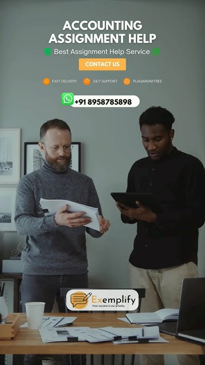 Accounting assignment help by #exemplify #assignments - YouTube