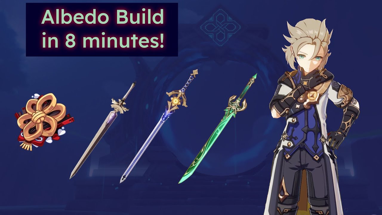 Albedo Build in 8 minutes! | Genshin Impact #genshinimpact #albedo # ...