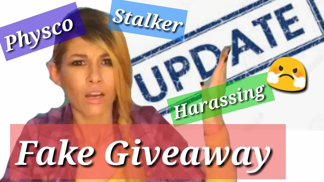 UPDATE On The Fake Giveaway Scam Video With All The Receipts! - YouTube