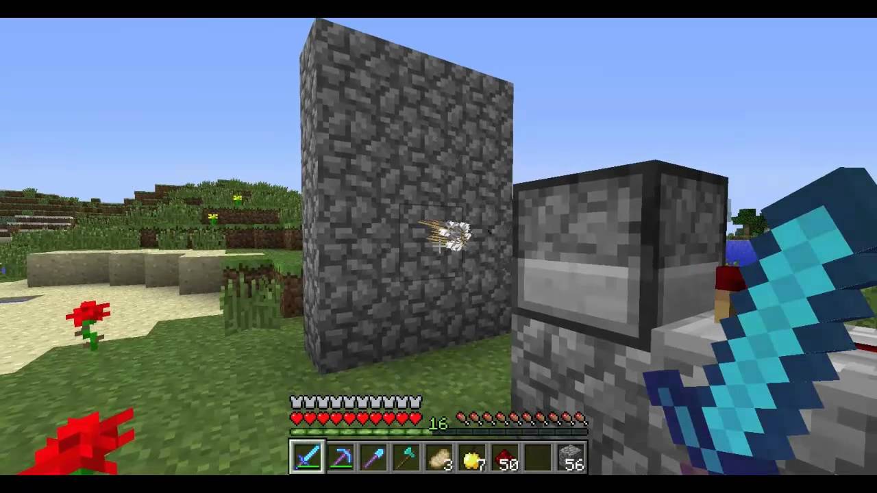 tutorial de redstone soltador y dispensador - YouTube