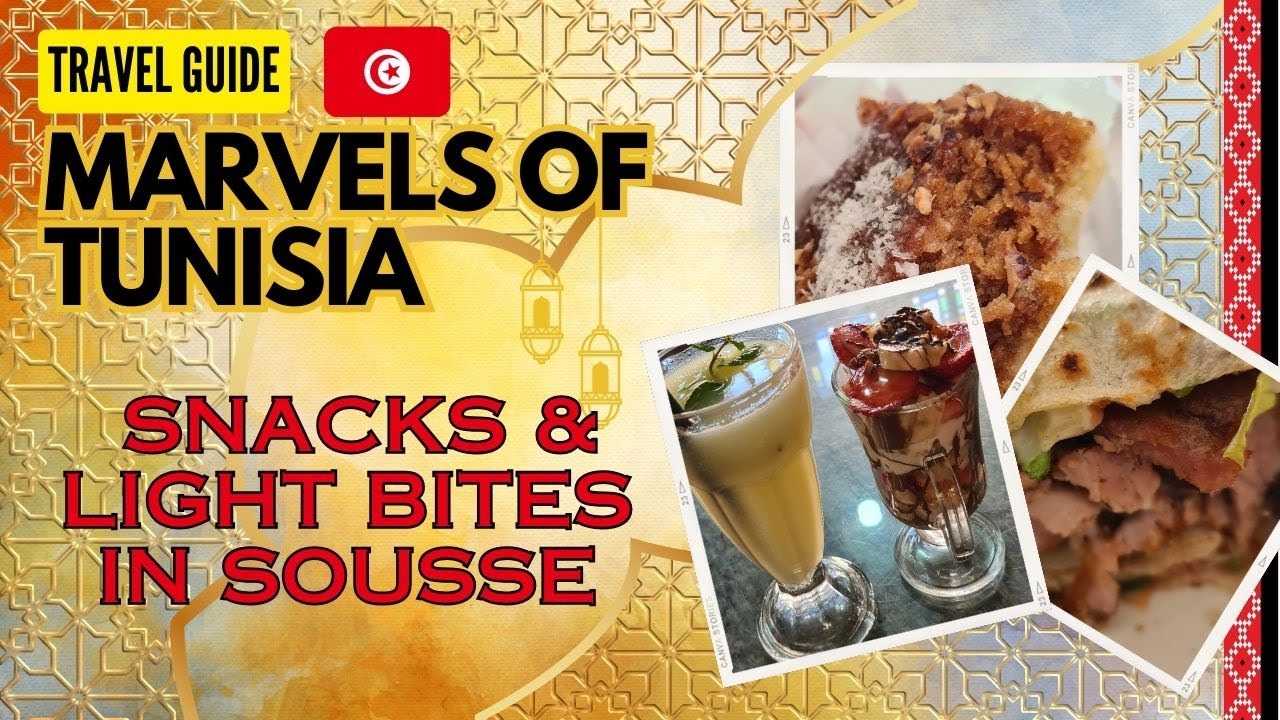 Taste TUNISIA - brekkie and snacks in SOUSSE - citronnade, jwajem ...