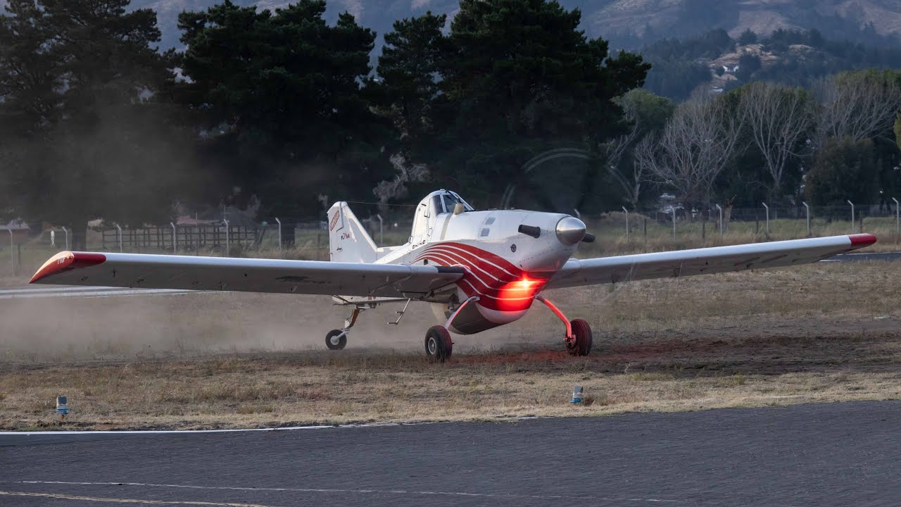 Thrush Aircraft Thrush 710P Landing and Take off los Confines Airfield ...