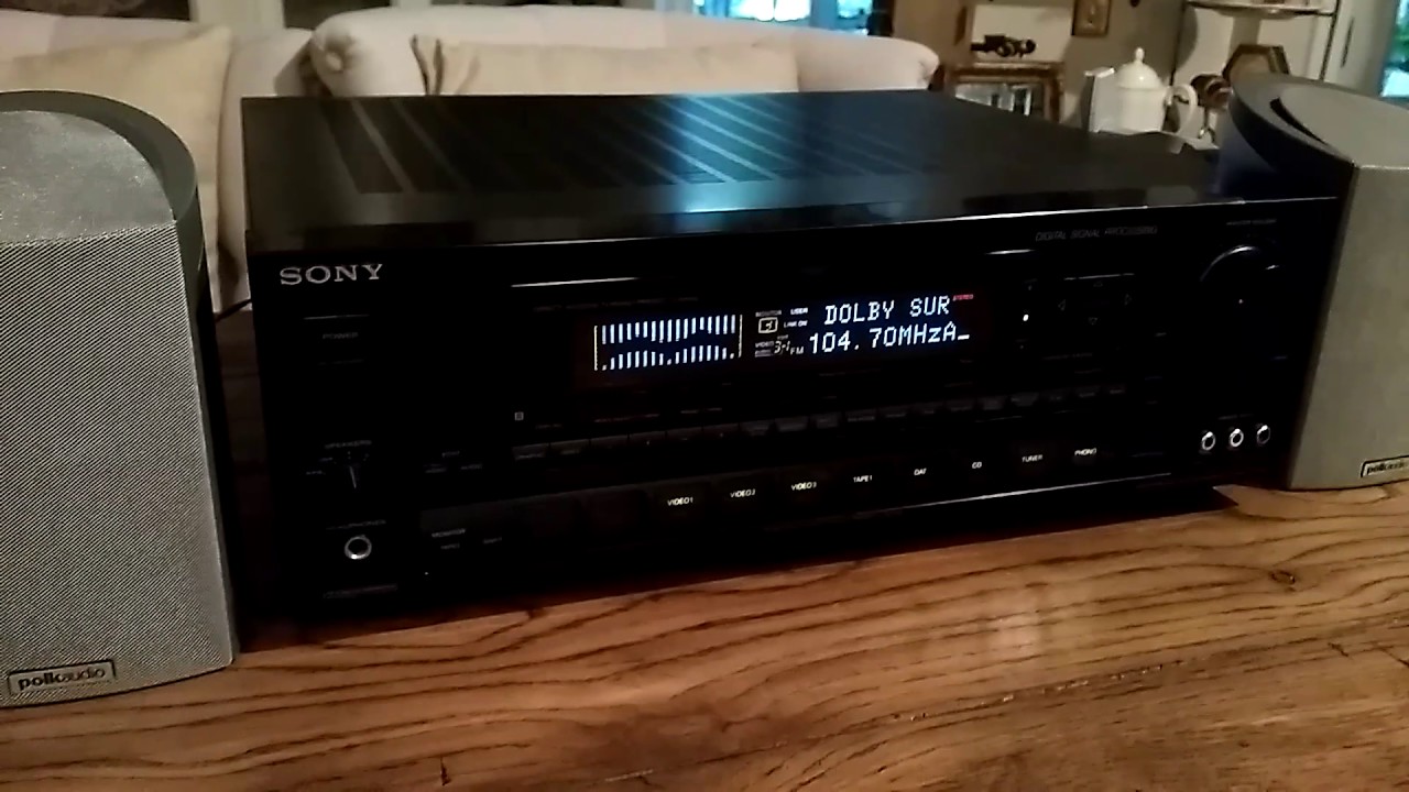 Sony STR D1090 - YouTube