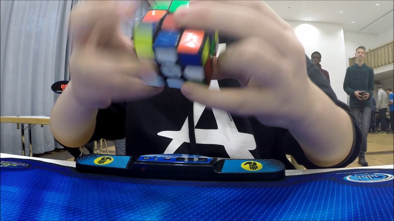5.95 Official Rubik's Cube Solve! - Kevin Gerhardt - YouTube