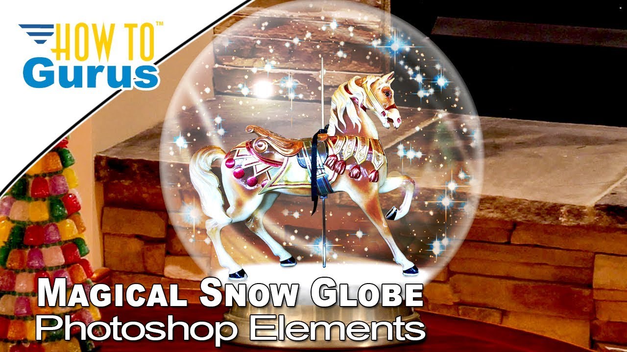 How You Can Make a Magical Snow Globe Christmas Card in Photoshop ...