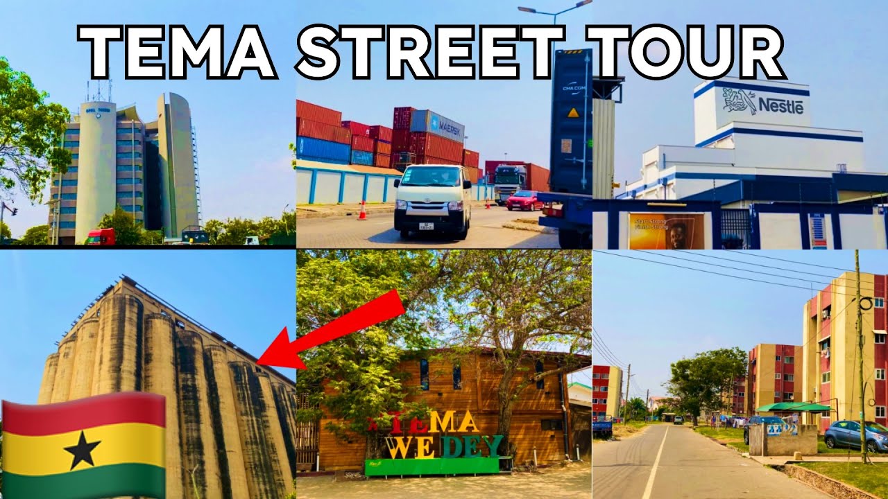 TEMA 4K CITY DRIVE 2024 | TEMA ACCRA STREET WALK - YouTube