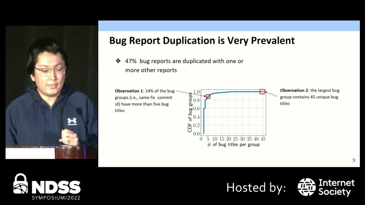 NDSS 2022 An In-depth Analysis of Duplicated Linux Kernel Bug Reports - YouTube