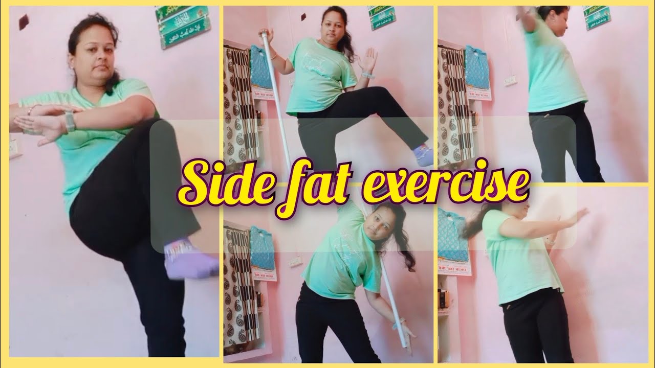 5 easy side fat exercise 🔥reduce side fat (love handel) fat only 5mint ...