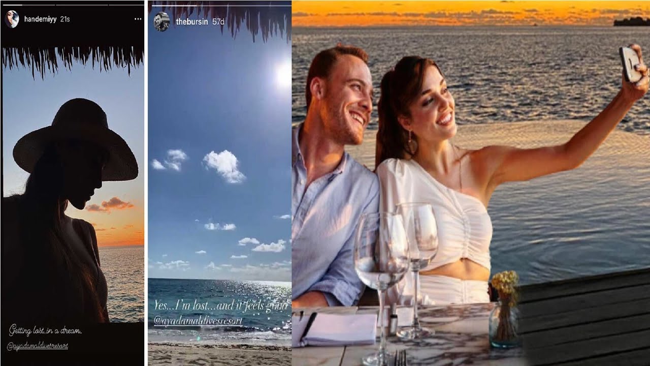 Hande y Kerem compartieron fotos en Instagram de sus vacaciones juntos ...