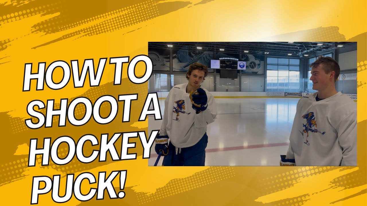 How to Shoot A Hockey Puck! - YouTube